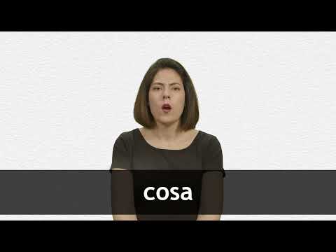 English Translation of “COSA” | Collins Spanish-English Dictionary