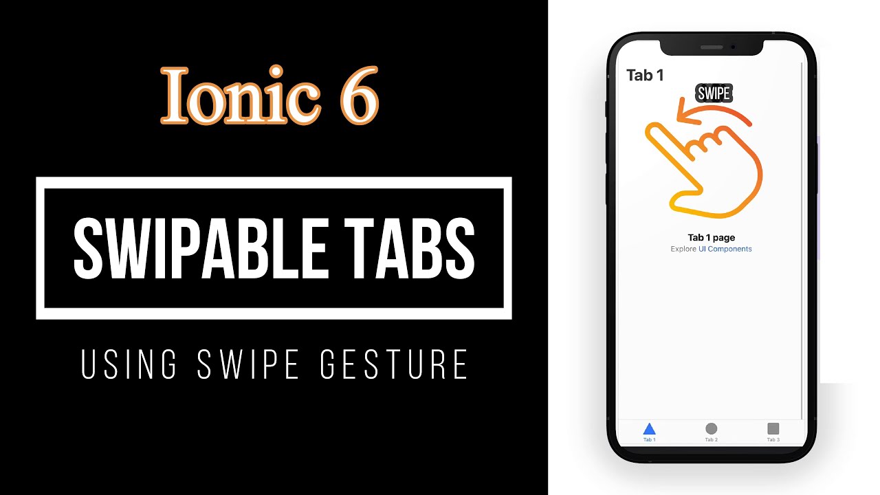 Ionic Swipable Tabs