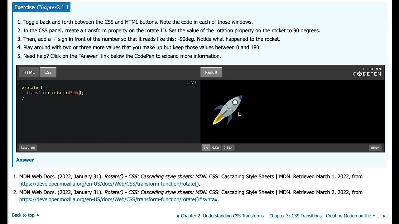 CSS Animation 01: How to Use CodePen