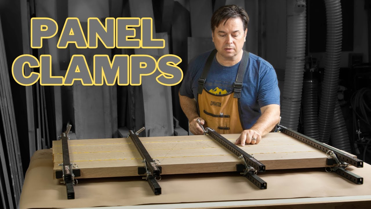 Clampzilla 4 Way Panel Clamps for Large Panels and Woodworking Projects, Panel Clamp by WoodPeckers