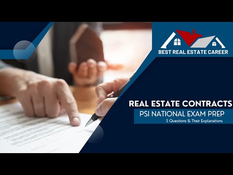 PSI Real Estate Exam Prep: Real Estate Contracts