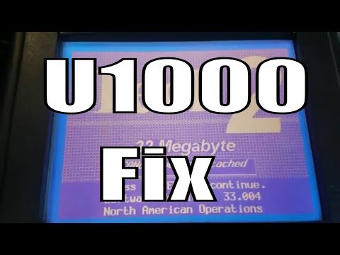 How to Fix a U1000 Code In Your Car