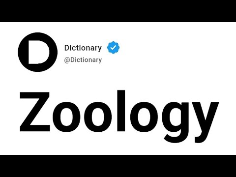 Zoology Meaning In English