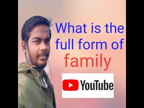 what is the full form of family