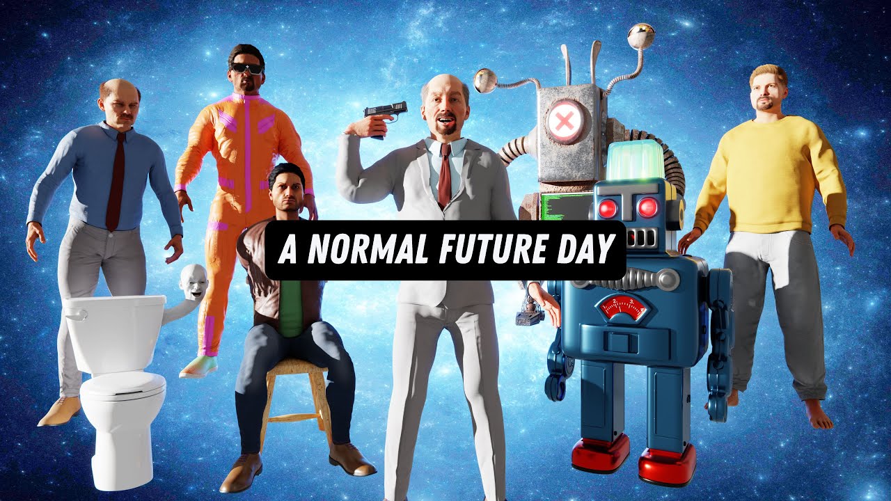 A Normal Future Day  - Blender CGI Animated Short Film