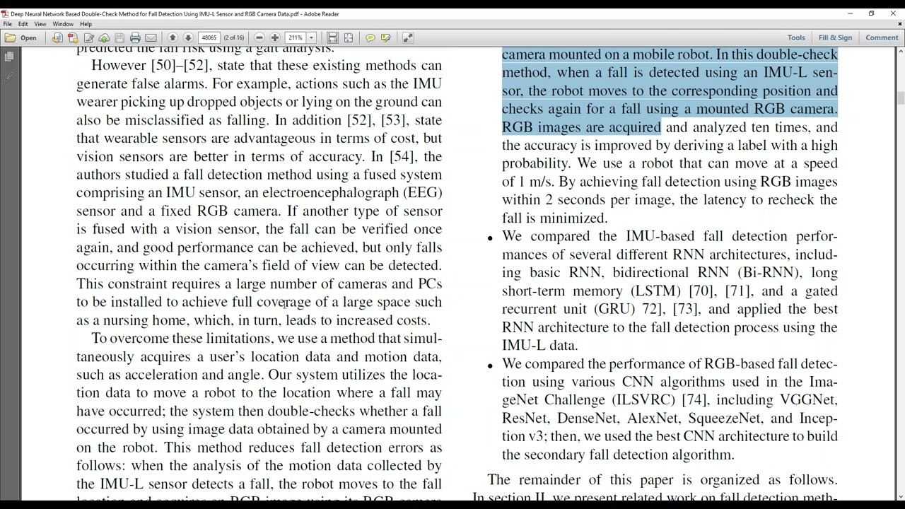 Deep Neural Network Based Double Check Method for Fall Detection Using ...