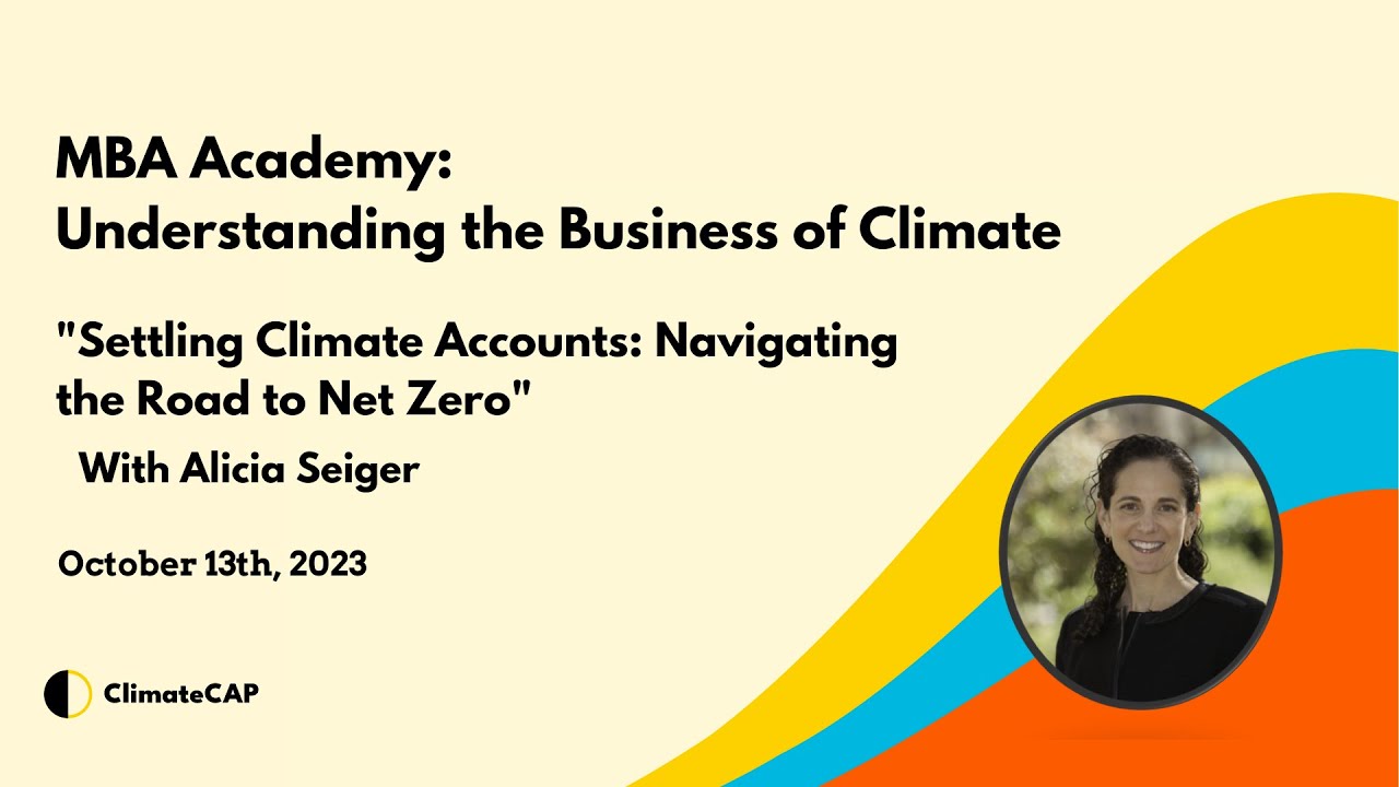 ClimateCAP MBA Academy: 