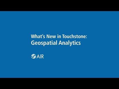 What's New in Touchstone: Geospatial Analytics