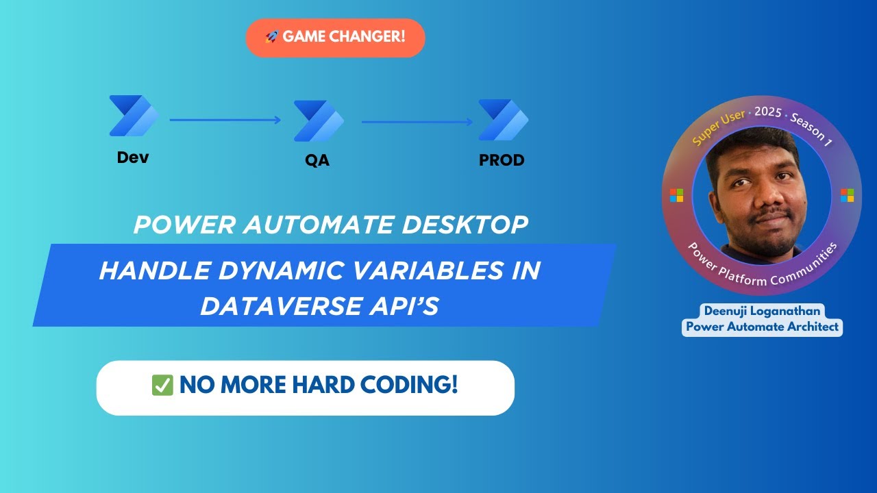 Power Automate Desktop: Dataverse API Calls