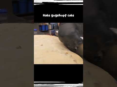 Process of making gugelhupf cake #ahorts #gugelhupf