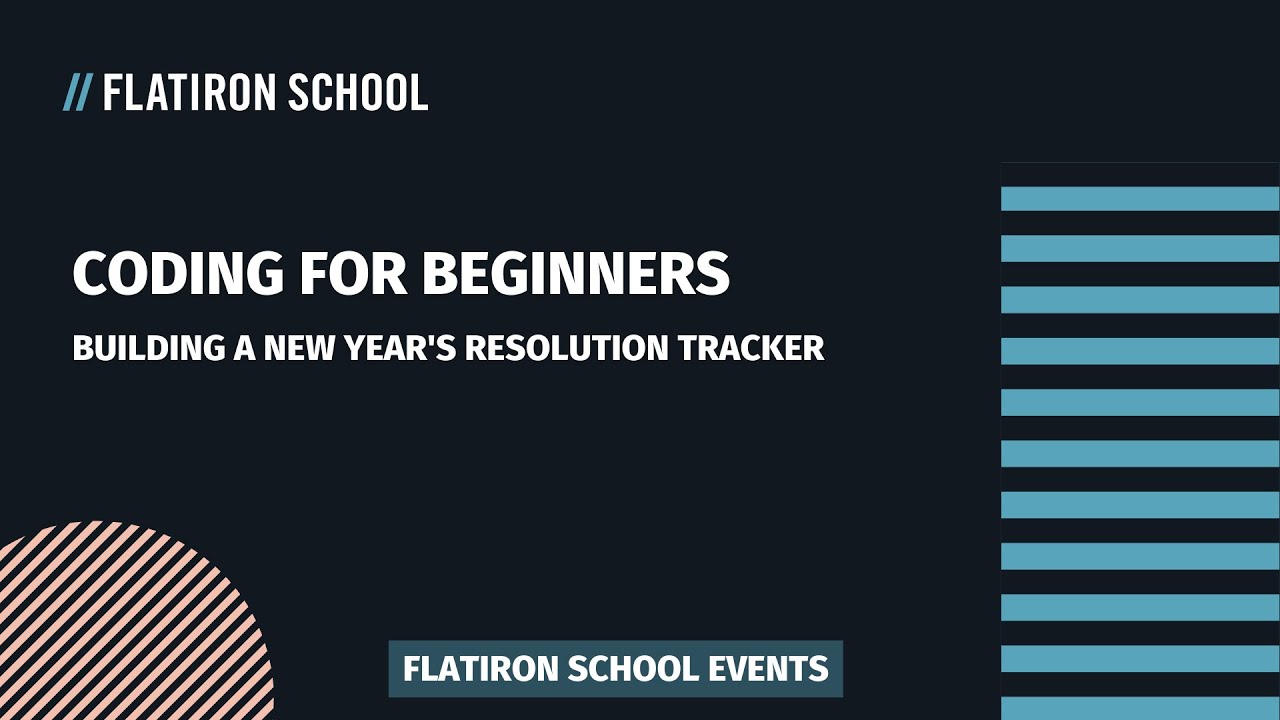 Coding for Beginners: New Year's Resolution Tracker