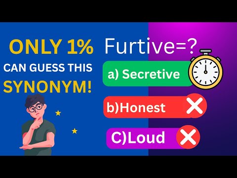 How Strong is Your English? | Ultimate Synonym Quiz!| English Quiz Challenge
