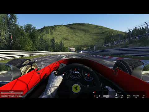 Assetto Corsa practice lap on Nordschleife, Ferrari 1967 312 Time 7:15