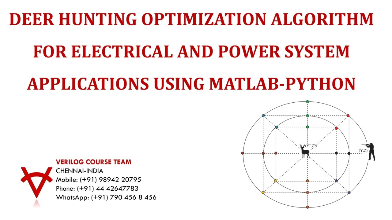 DEER HUNTING OPTIMIZATION ALGORITHM FOR ELECTRICAL AND POWER SYSTEM APPLICATIONS USING MATLAB PYTHON