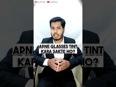 Tinted glass law in India | Confusion Cleared #shorts #tintedwindows #cars