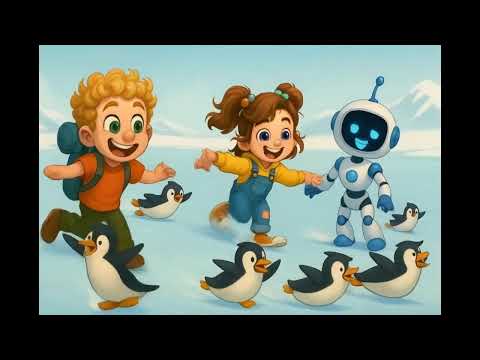 Where Do Penguins Live? | Fun, Educational 3D Animation for Kids | CurioCrew Explores Antarctica!