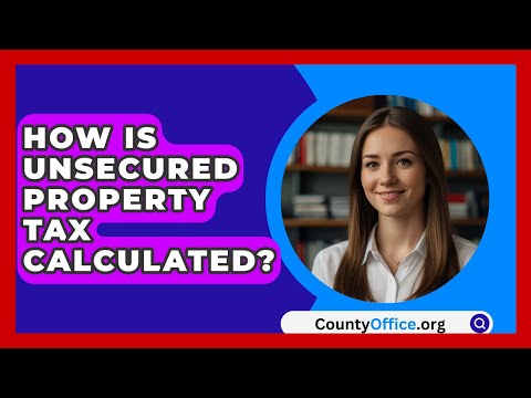 How Is Unsecured Property Tax Calculated? - CountyOffice.org