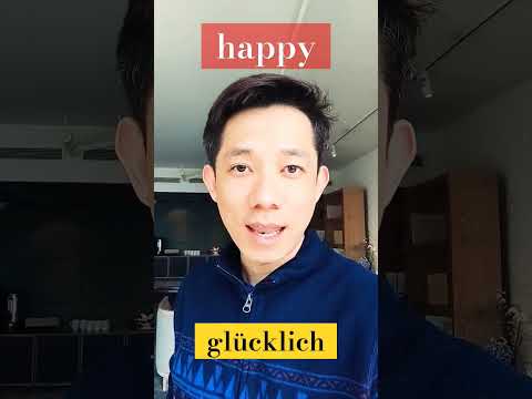 how to say it in German : "happy" #german #learngerman #speakgerman #deutschlernen #glücklich