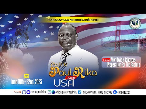 USA JUNE NATIONAL ANNUAL CONFERENCE 2025 (Day Two Evening Session) With Pastor Paul Rika