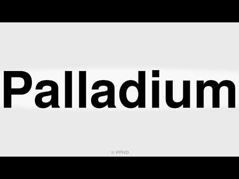 How to Correctly Pronounce Palladium In English