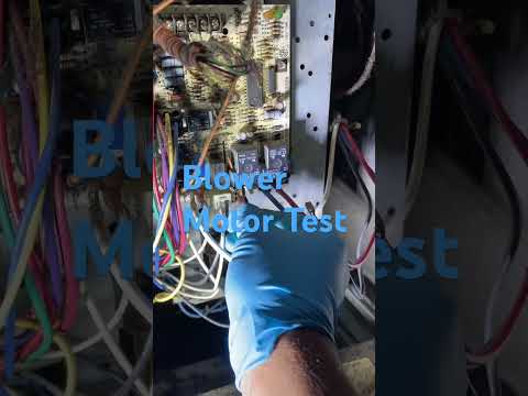 Quick way to test blower motor on furnace