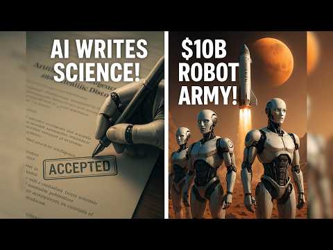 AI Writes First Scientific Paper + $10B Robot Army + SpaceX Mars Mission 2026!