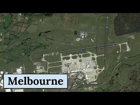 GEOGRAPHY OF MELBOURNE AIRPORT in 1 minute 🗺️