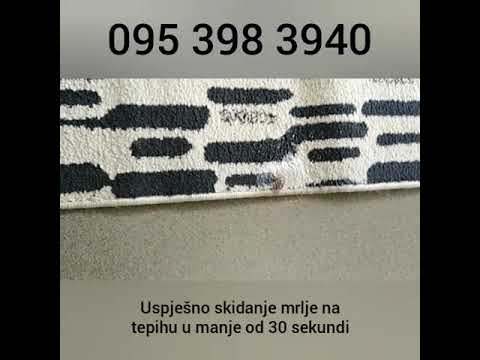 Pranje tepiha - uklanjanje mrlje za manje od 30 sekundi