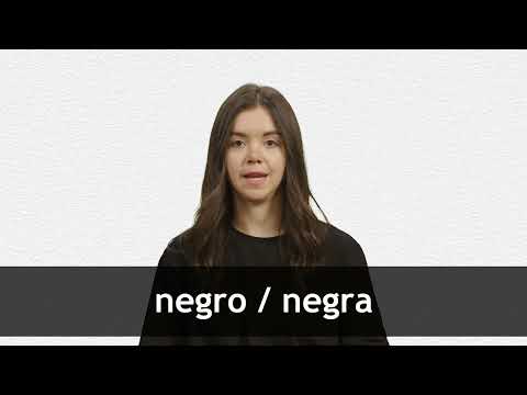 English Translation of “NEGRO” | Collins Spanish-English Dictionary