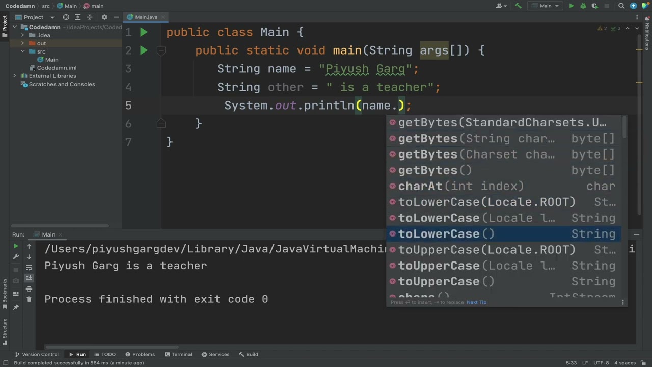 8 Non Primitive Data Types and Strings in Java