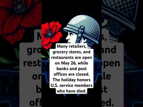 MEMORIAL DAY SHOPPING & DINING UPDATE: What's Open, What's Closed?
