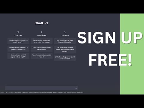 Signing Up for a Free ChatGPT Account