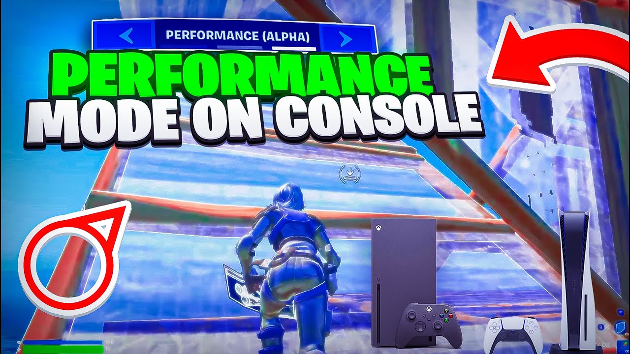 *NEW* HOW TO GET PERFORMANCE MODE ON CONSOLE (LOW MESHES + MOBILE BUILDS) PS4/XBOX/PS5 TEST