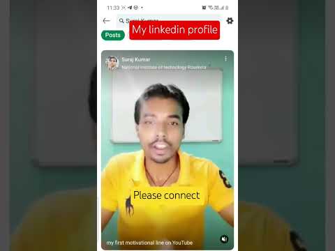 my LinkedIn profile ll #nitrourkela #linkedin #ytshorts #foryou #shorts