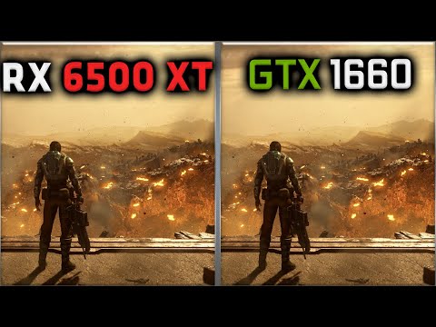 RX 6500 XT vs GTX 1660 Benchmark – 59 Tests