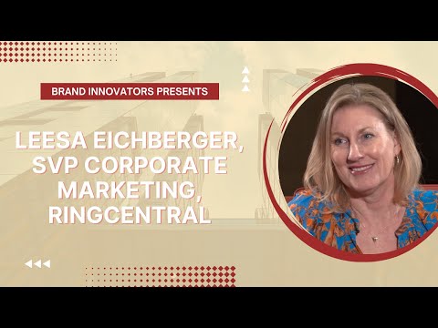 Leesa Eichberger, SVP Corporate Marketing at RingCentral, Backstage at CES #BISummit