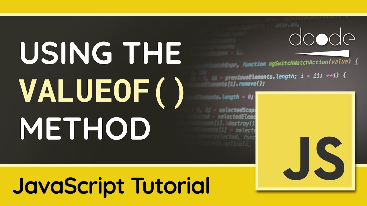 The valueOf() method in JavaScript - Returning Primitive Values