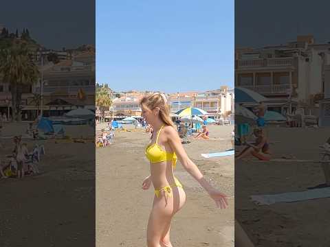 Beach walk ☀️🏖 Málaga 🇪🇸 Subscribe for full length videos…