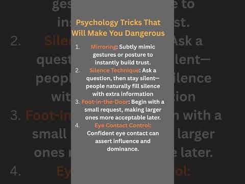Psychology Tricks That Instantly Make You Unstoppable (Use With Caution!) #humanbehavior #quotes
