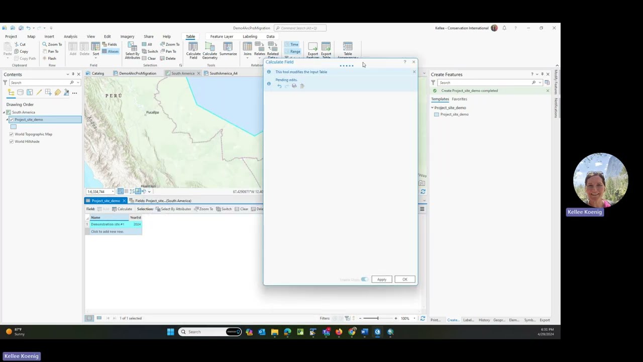 How do I edit an attribute table in ArcPro?
