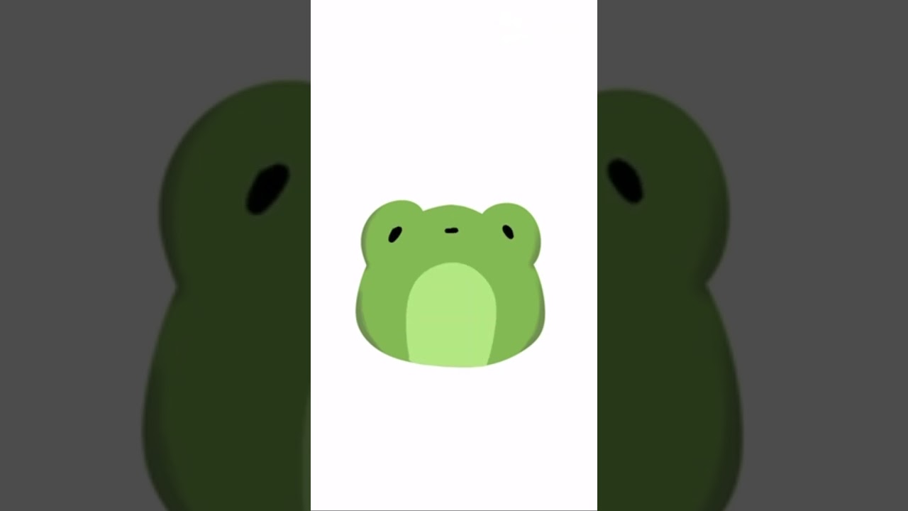 Cute frog drawing tutorial!