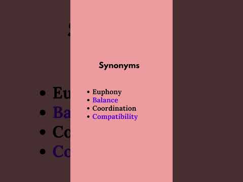 Harmony | Harmony Meaning | Pronunciation of Harmony | Harmony β English Word of the Day
