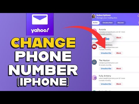 How to Change Phone Number in Yahoo Mail in iPhone 2025?