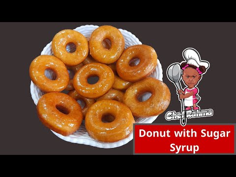 Homemade Donut with Sugar Syrup