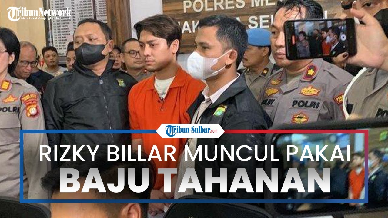 BREAKING NEWS: Rizky Billar Muncul Perdana dengan Baju Tahanan:  Dipaksa Buka Masker oleh Awak Media