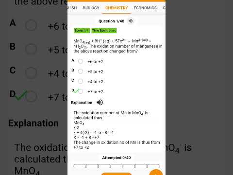 JAMB Chemistry Past Question & Answer of the Day #jamb #jamb2025 #dtwtutorials #jambchemistry