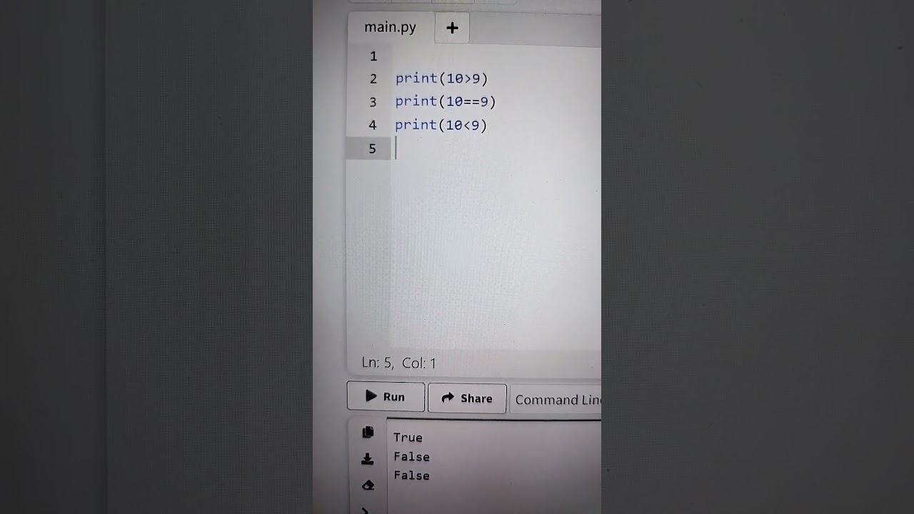 Boolean values in Python #coder #coding #cprogramming #exam #pythonprogramming