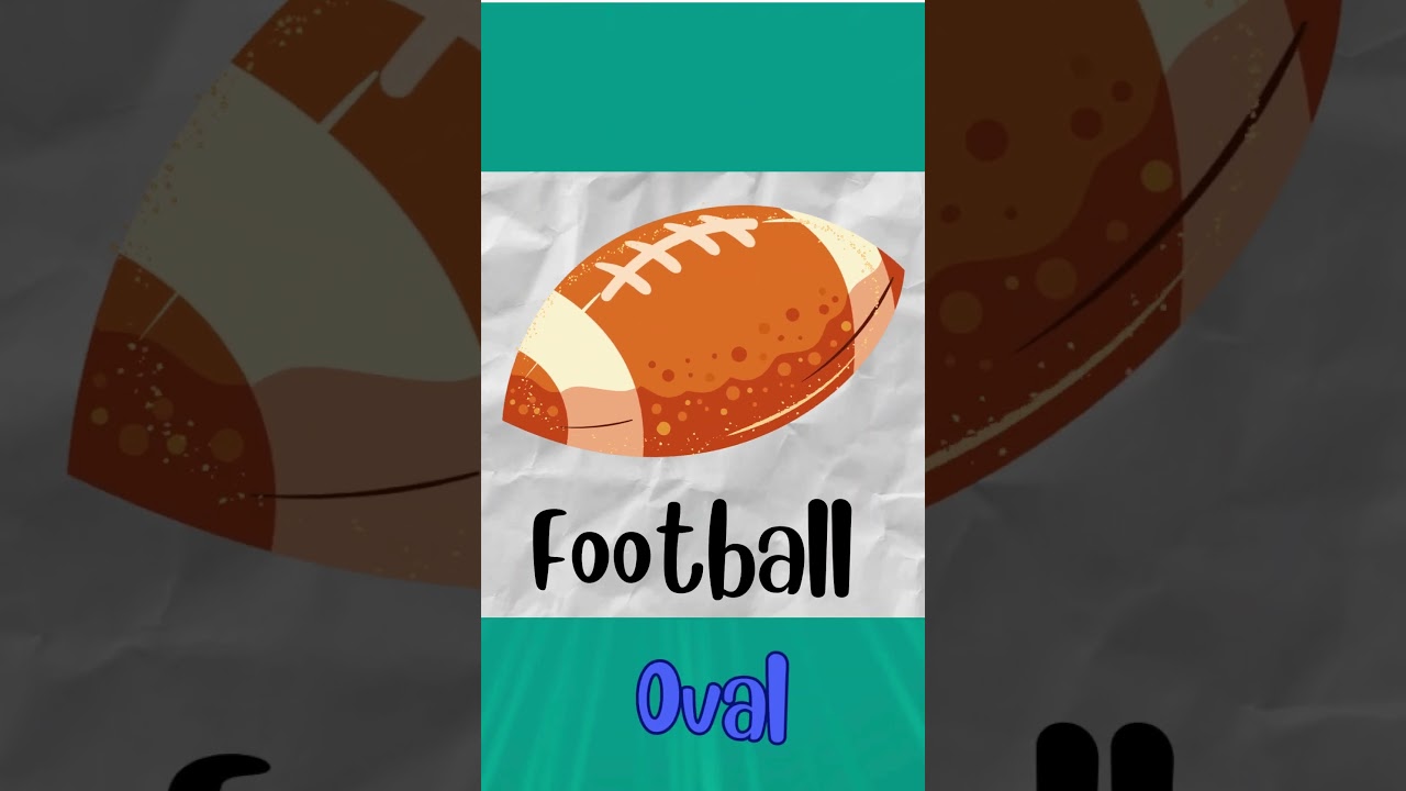 How to draw an Oval 🏈 | Learning Activities for kids🤩 #short #kids #kidseducation #learningfun