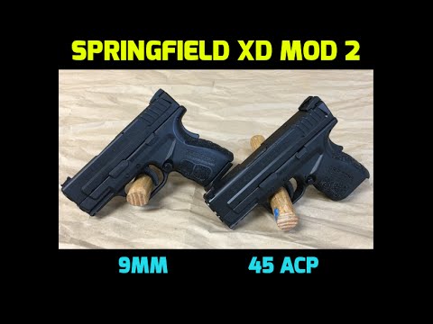Springfield XD Mod 2 Sub Compacts- 9mm and 45acp (HD)
