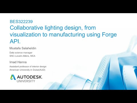 Collaborative lighting design, from visualization to manufacturing using Forge API.